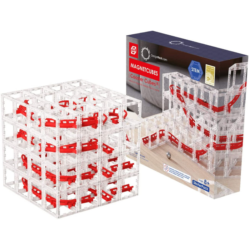 MagnetCubes Rollercoaster Marble Run - Ypografi.com
